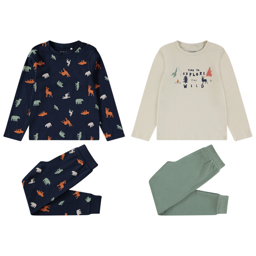 Lot de 2 pyjamas 2 pièces pour garçon | Orchestra